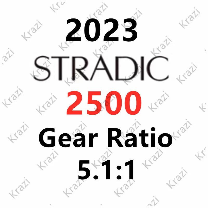 Катушка SHIMANO Stradic 2500 2023, Красный, 5.1:1