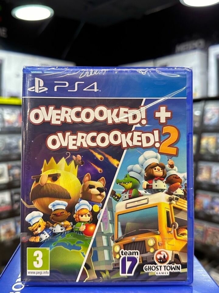 Игра Overcooked! + Overcooked! 2 (Адская кухня 1+2) PS4