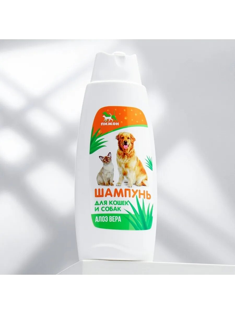 Успокаивающий шампунь с алоэ для домашних животных