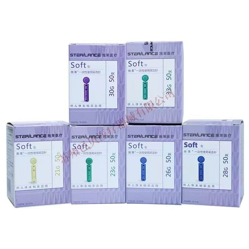 Стерильные ланцеты для забора крови Sterilance Soft 28G, 100 шт. — фото 1