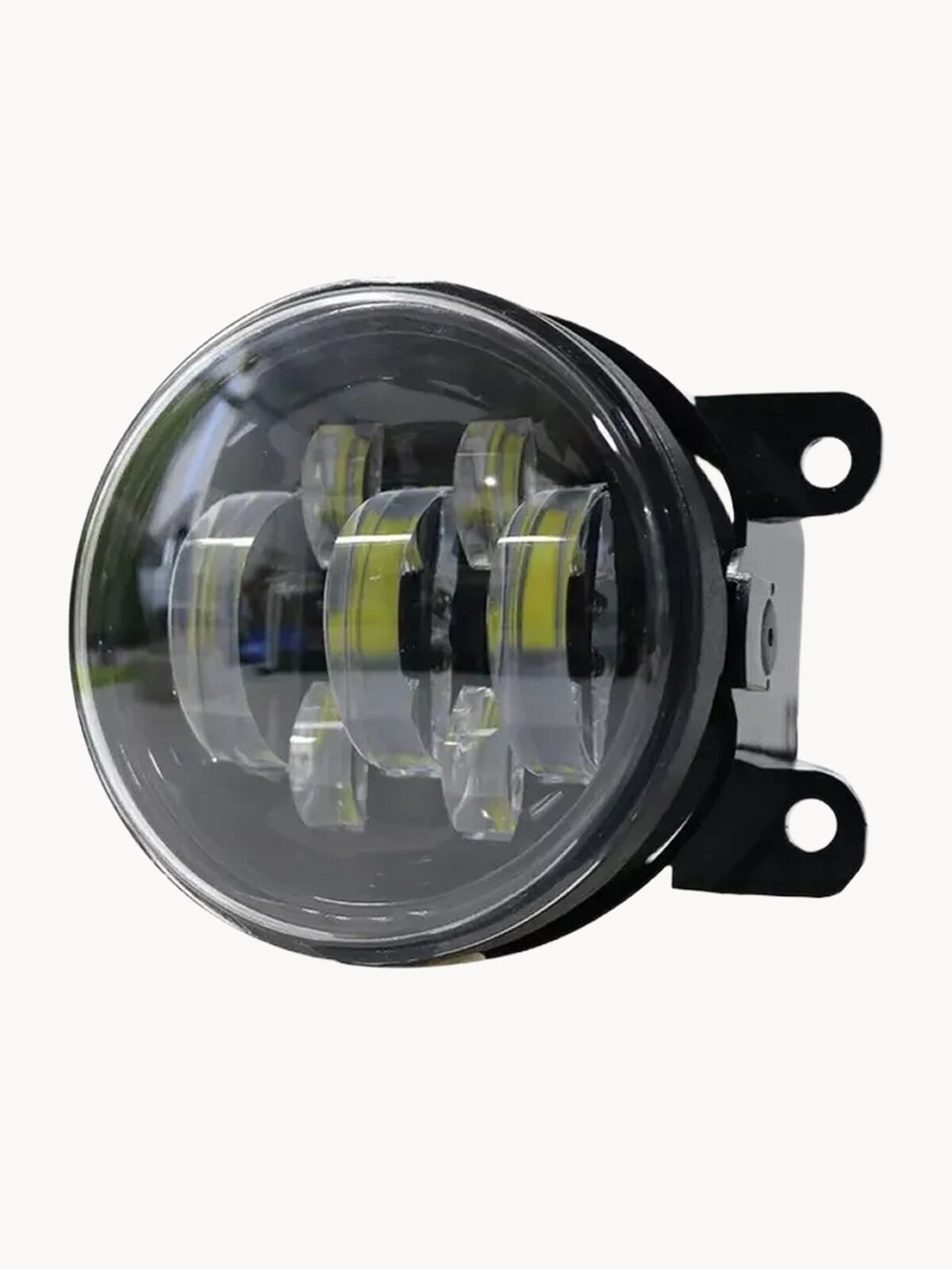 Противотуманные фары ПТФ светодиодные, 70W 7 линз для Лада Веста, Гранта FL, Ларгус FL, Рено, комплект 2 шт.