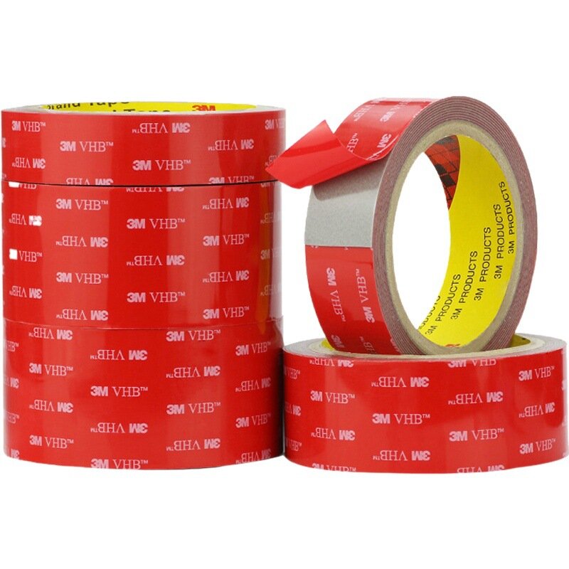 Клейкая лента 3M 5608VHb, серая, 3м, 12мм, 33м