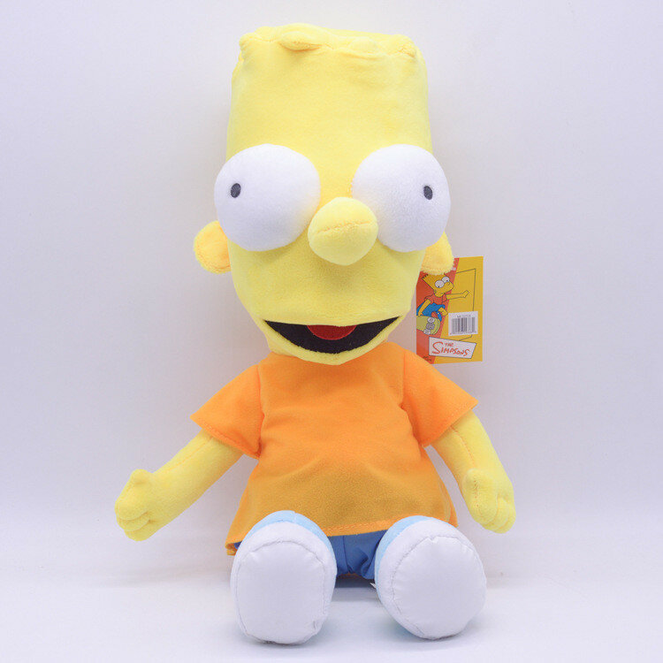 Simpsons cartoon stuffed toy with highquality plush material for kids and fans