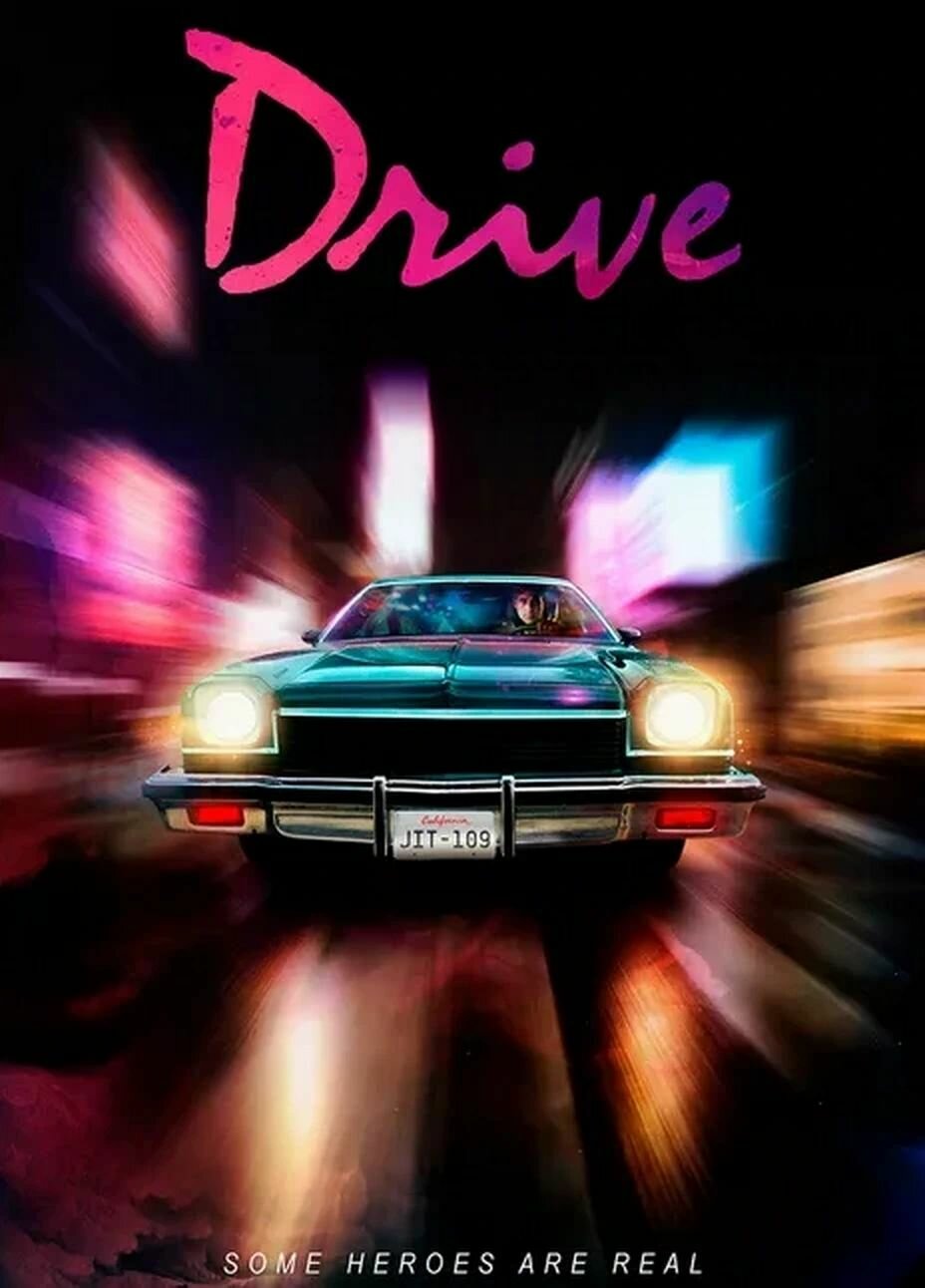 Плакат, постер Райан Гослинг. Drive, 2011 кино. Драйв фильм на бумаге, размер 21х30см