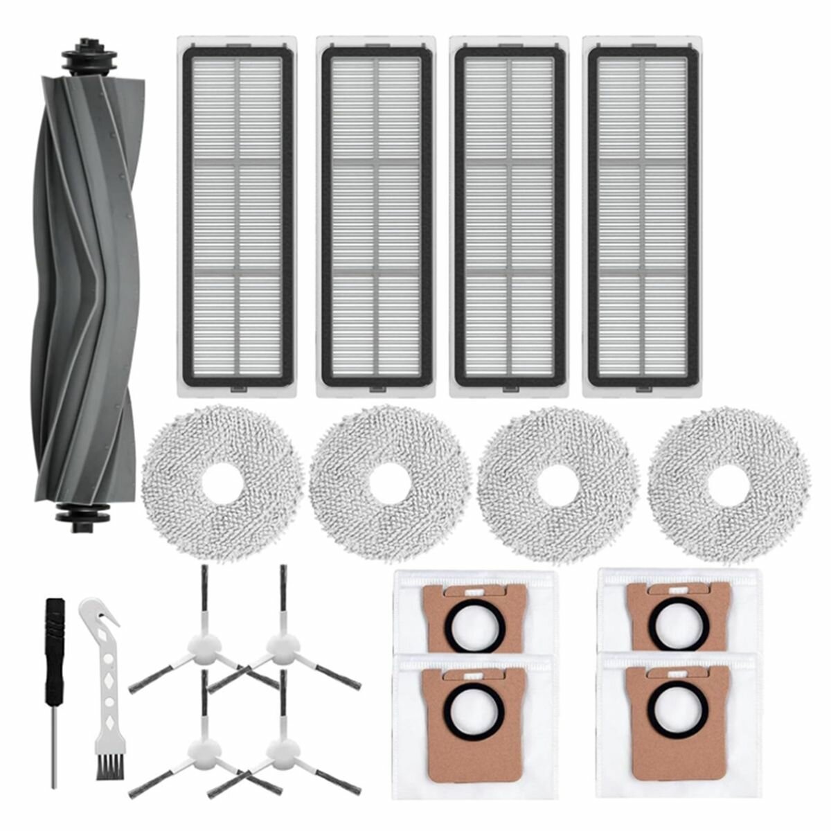 Для Dreame L10 Ultra/L10S Ultra/L10S Pro/L10S Pro Gen 2/L10 Prime/для Xiaomi X10 +/X20 + запчасти для пылесоса щетка фильтр швабра