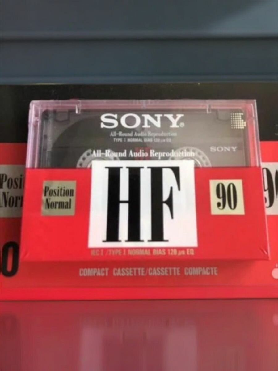 Аудиокассета Sony HF90 (1 шт)