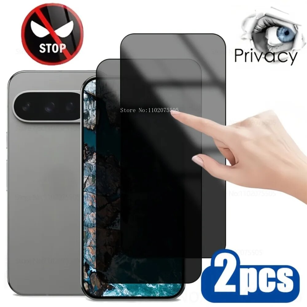 2 шт. закаленное стекло для Google Pixel 8 Pro 8A 7A Pixel 9 Pro 9A 4A Антишпионская Пиксель Гугл 6А