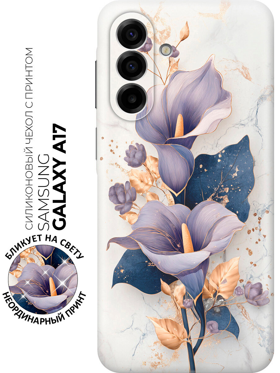 Силиконовый чехол на Samsung Galaxy A17 с принтом "Королевская элегантность"