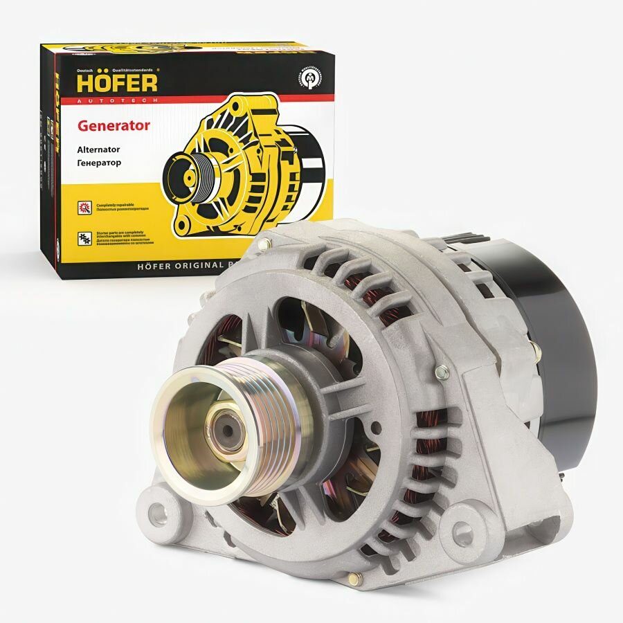 Генератор 14В, 90А, 9422.3701 для ГАЗ 3302 Газель бизнес, арт HF633629