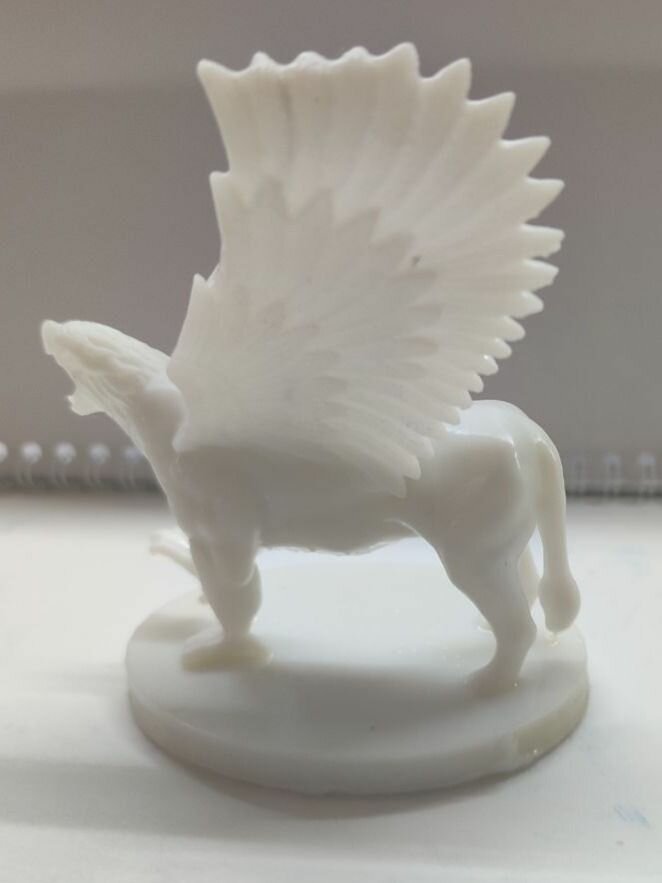 Статуэтка "Грифон", ручная работа, ручная 3D-печать, смола, 10х5 см — фото 1