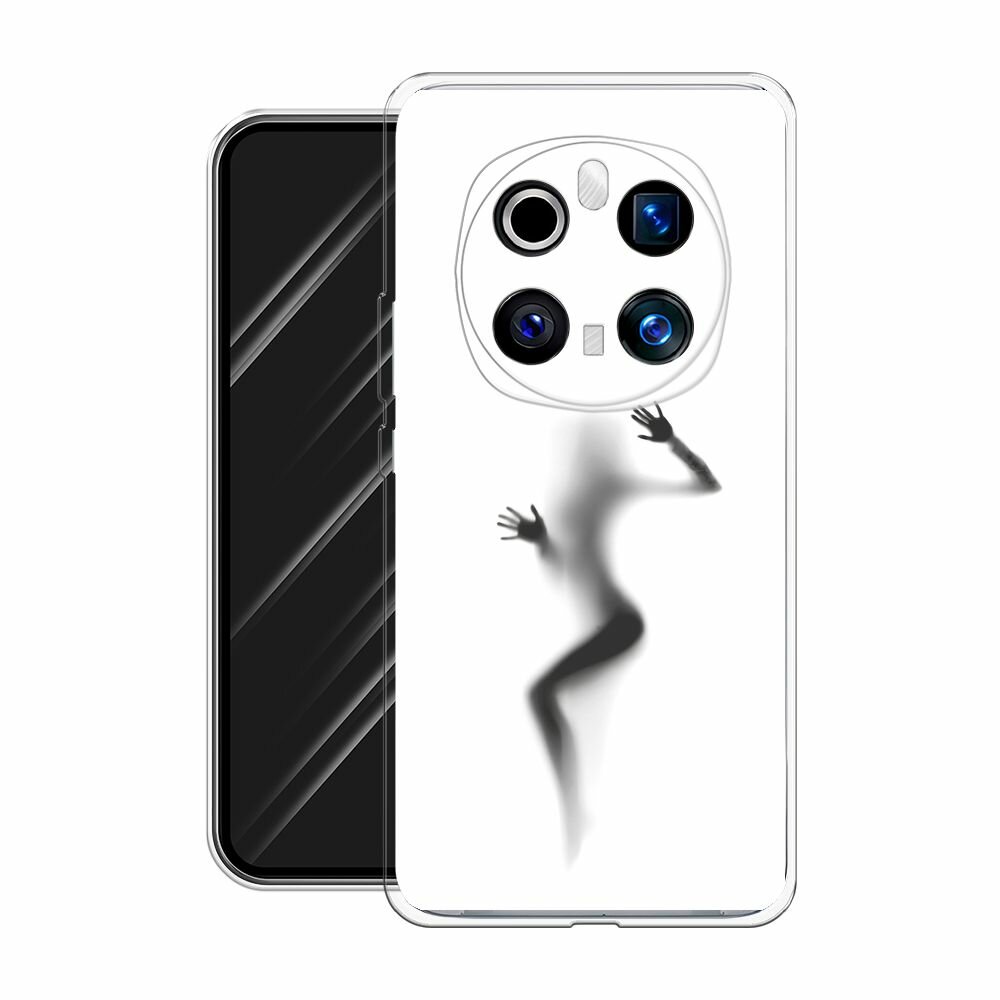 Чехол на Honor Magic 7 Pro / Хонор Мэджик 7 Про с принтом "Девушка в душе" — фото 1