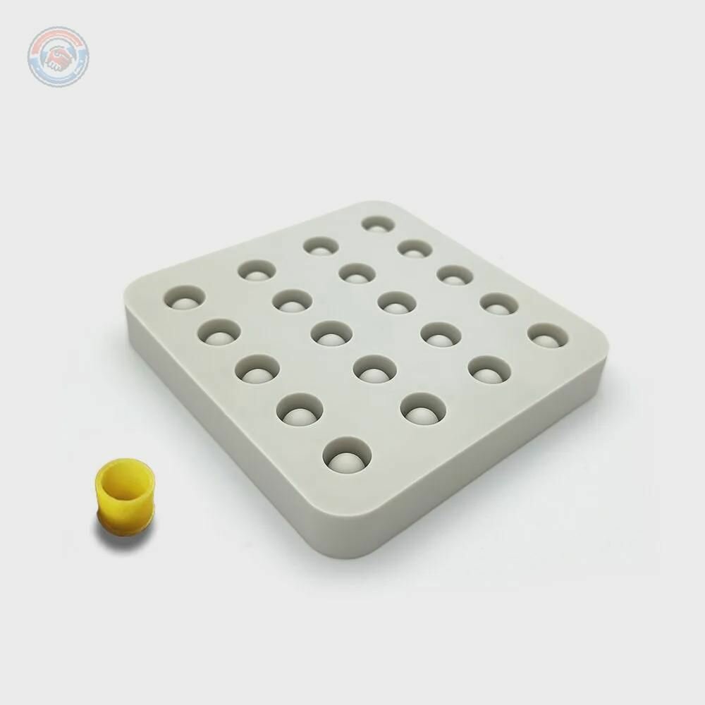 Силиконовая форма для литья 20 восковых мисочек, пчеловодческий инструмент для вывода маток, многоразовая форма для пчеловодов