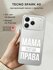 Чехол на Tecno Spark 40 / Текно Спарк 40 с принтом "Мама права", прозрачный