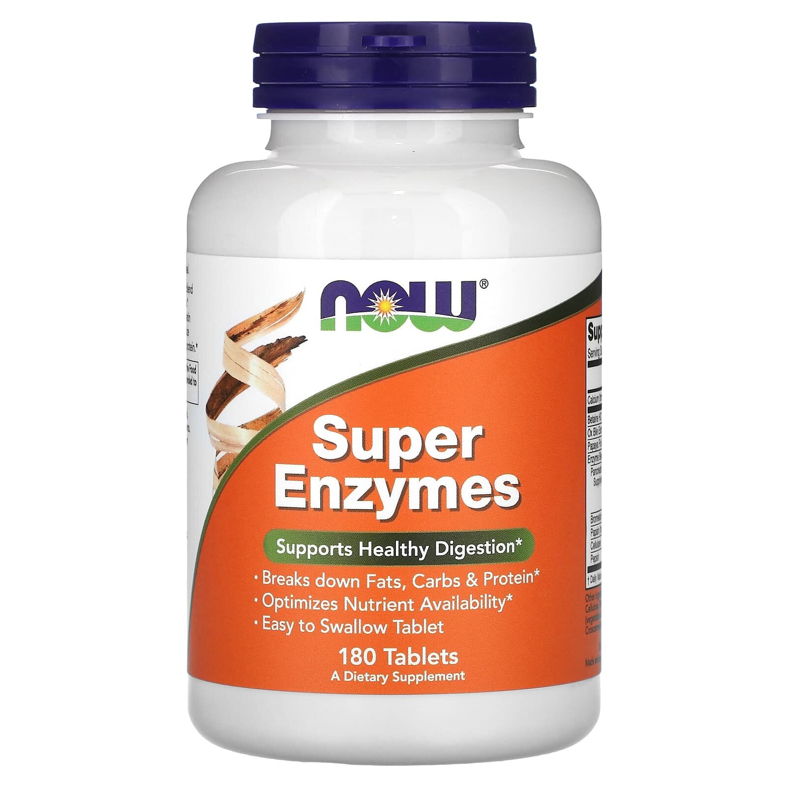 Now Foods Суперферменты Super Enzymes, 180 таблеток