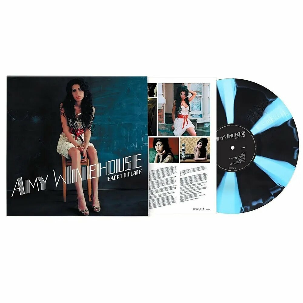 Виниловая пластинка Amy Winehouse - Back To Black Vinyl, LP, Album, Limited Edition, Reissue, Black And Blue