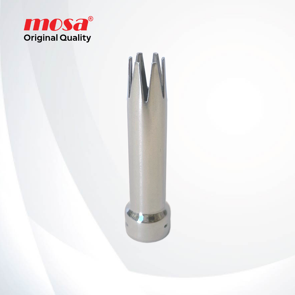 Насадка-декоратор "тюльпан" (узкая), нерж. сталь, торговая марка MOSA