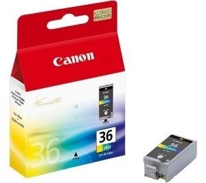 Картридж струйный CLI-36Color (1511B001) для Canon Mini Pixma 260, Цветной, 250стр.