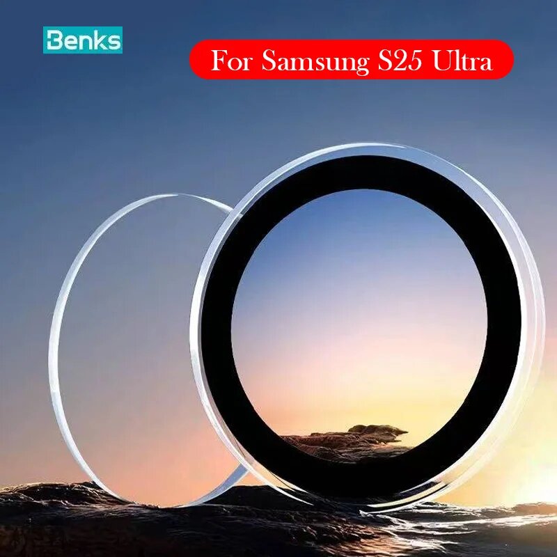 Защита камеры Benks для Samsung S25 Ultra Защитное стекло для Samsung S25 Ultra Full Cover Glass
