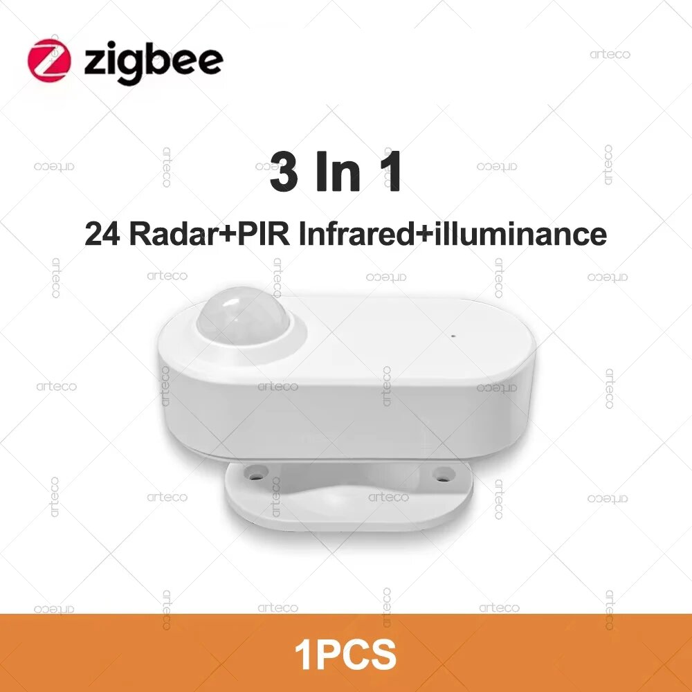 Датчик присутствия человека ZigBee 24G 3-в-1