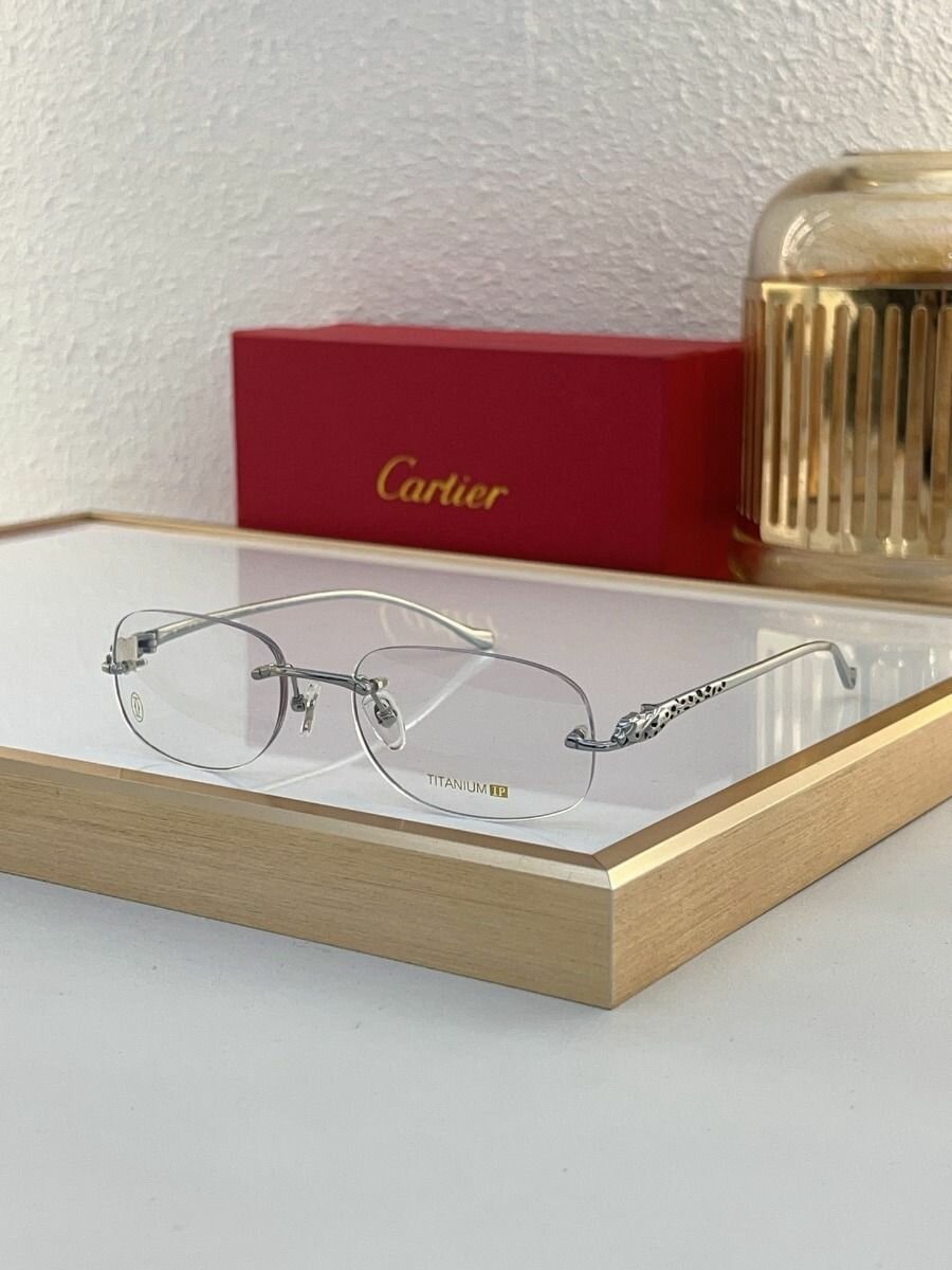 Мужские/женские очки-оправы Cartier CT058O