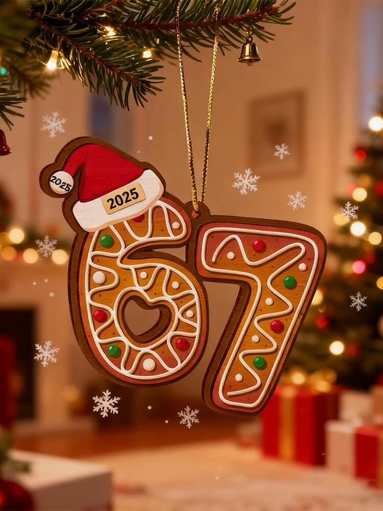 Рождественские акриловые украшения "67"