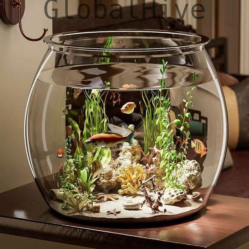 Круглый аквариум, сломать нельзя