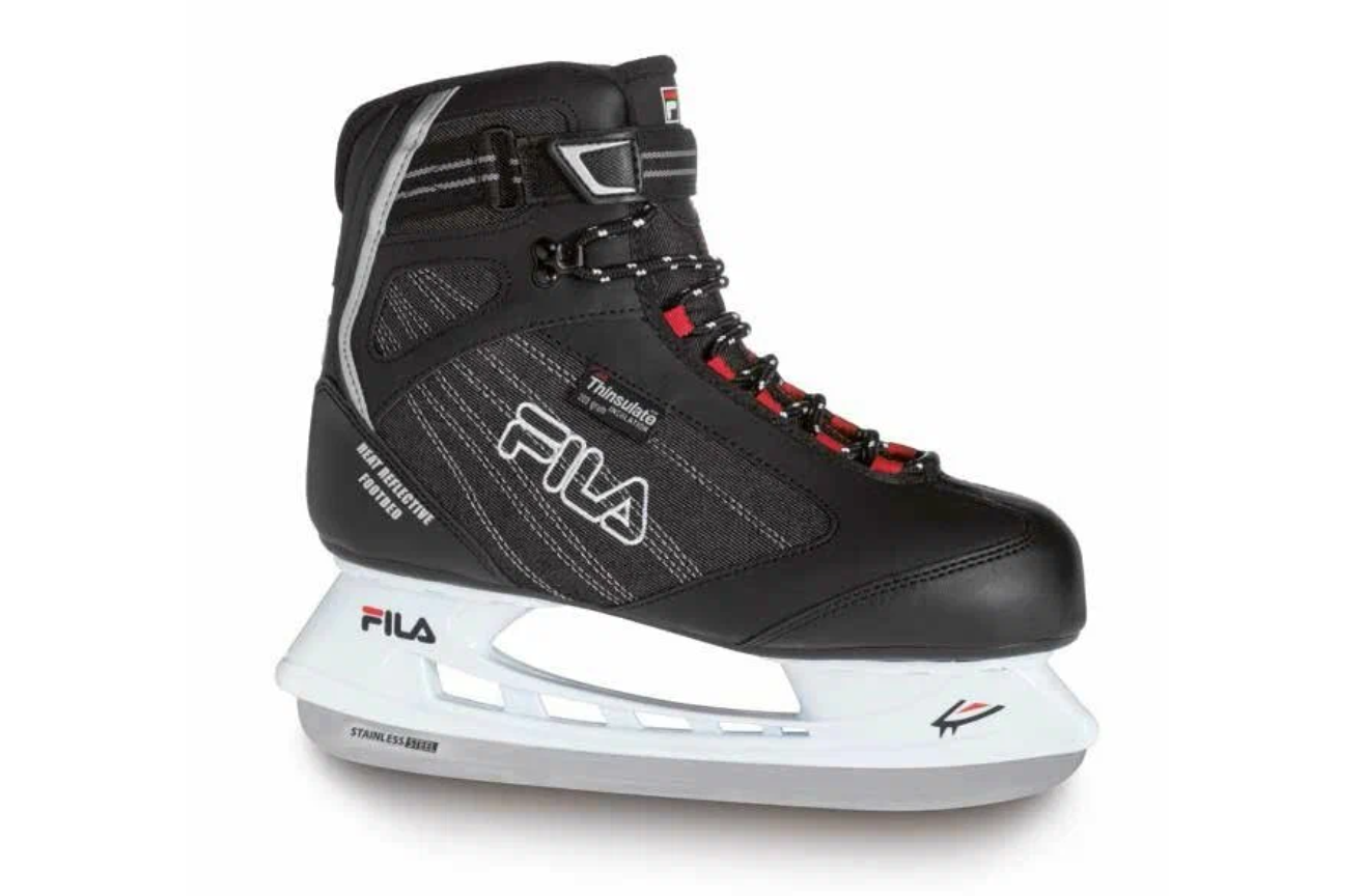 Коньки ледовые (фитнес) Fila BREEZE BLACK р.47,5EU