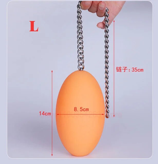 2022 мягкое огромное яйцо, огромный светящийся анальный расширитель, Силиконовый Luminous orange-L