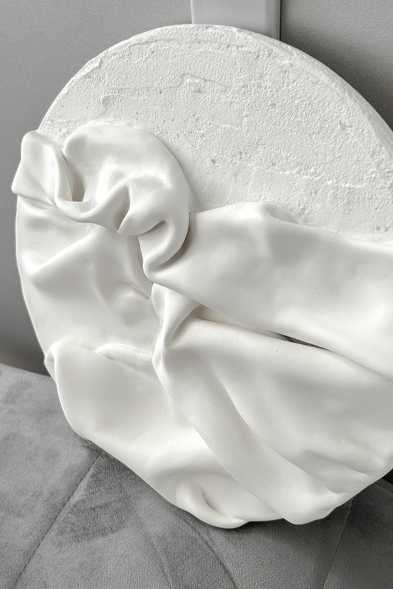 Панно "Объёмный барельеф" Анастасии Юрзиновой, на подрамнике 30 см, ручная работа