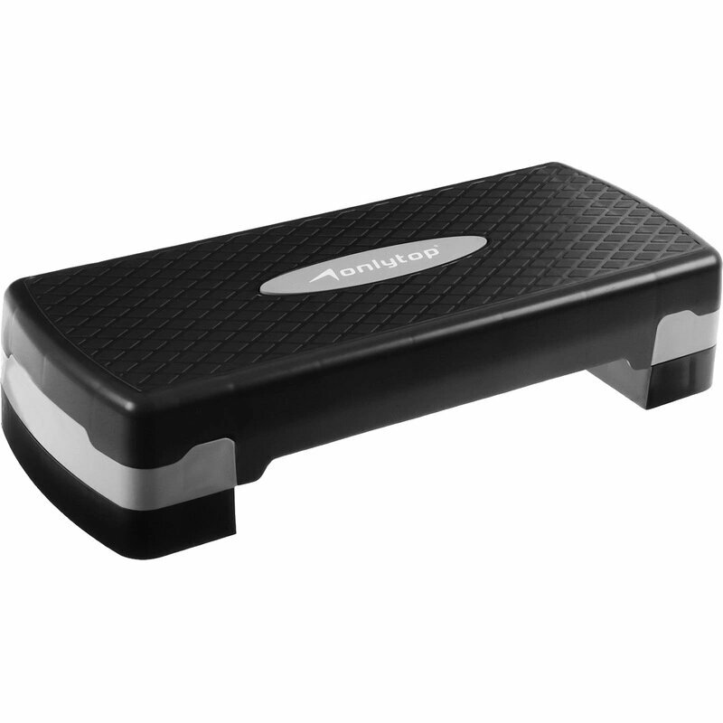 Степ-платформа ONLYTOP, 2-уровневая, 68x28x15 см, до 100 кг, 3807366