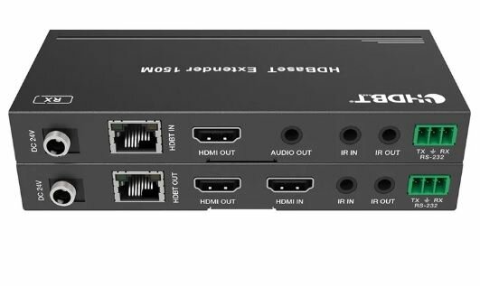 Удлинитель HDMI 2.0 по витой паре с HDBaseT 150 метров 18 Гбит/с