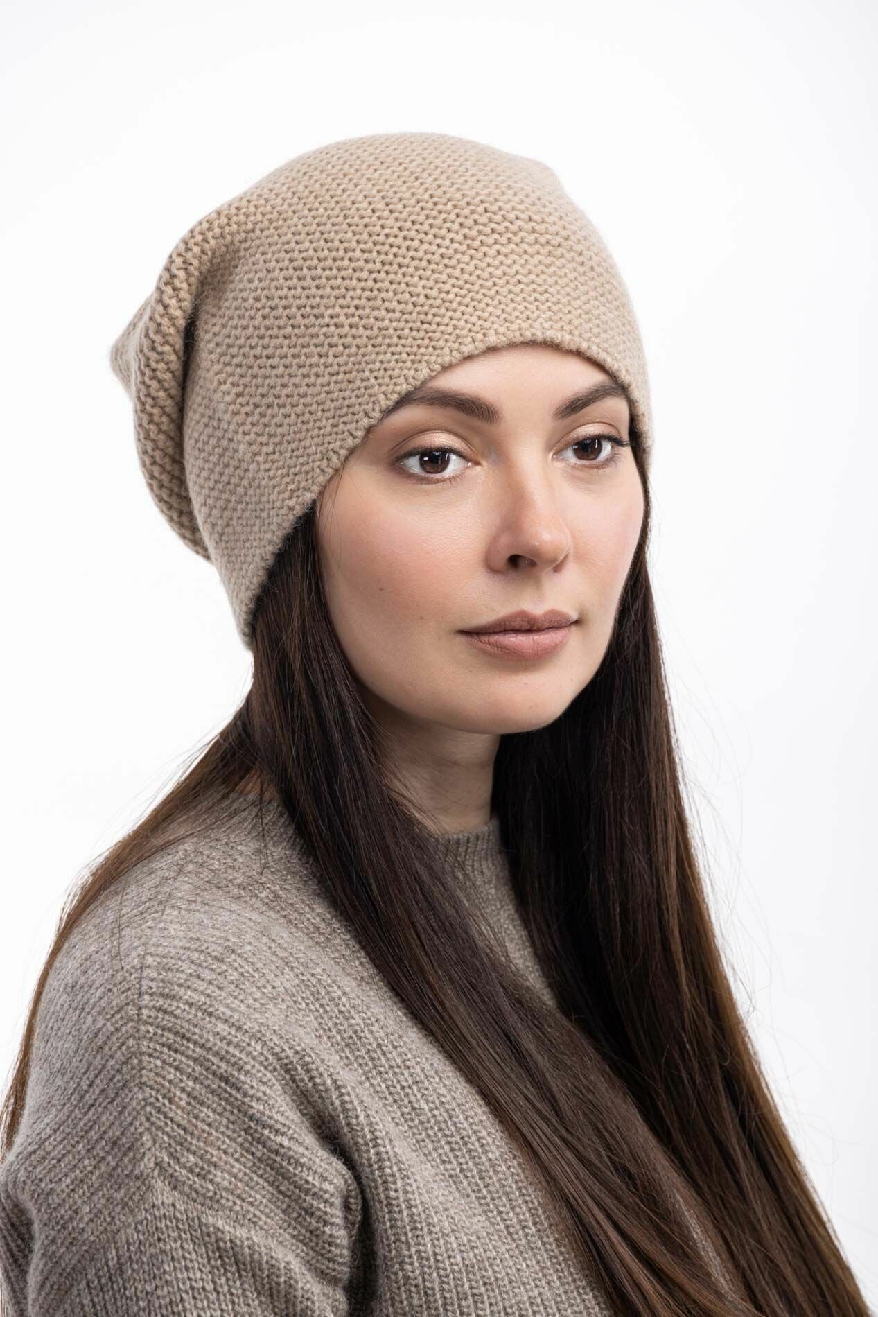 Шапка KHAN Cashmere Осень-зима 2025 для мужчин и женщин
