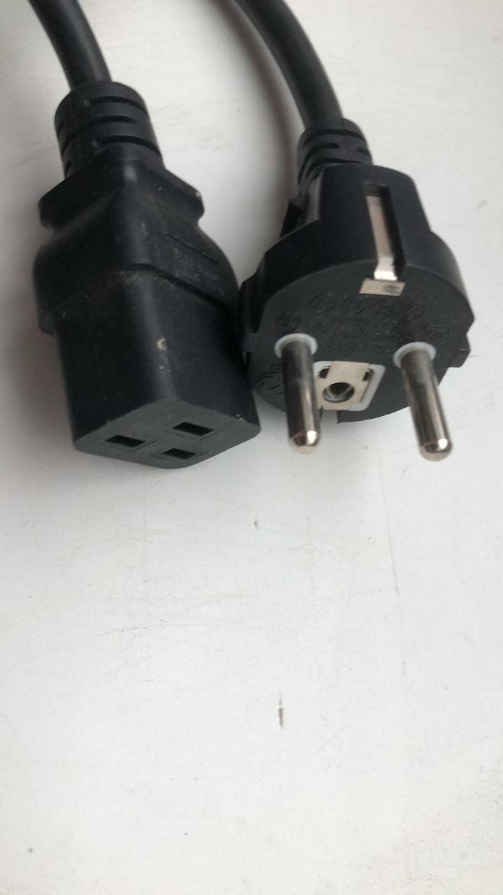 Кабель питания PALMEXX IEC-C19, 3x2.5, CEE 7/7 Schuko, длина 1.5м PA-CABL-3PIN-С19-25. Уценка