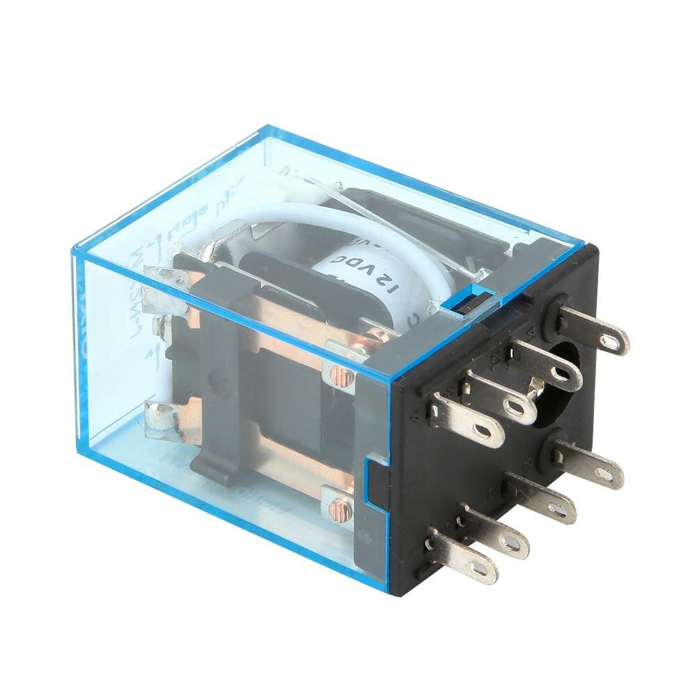 10 шт. MY2N-J 8-контактная катушка DPDT электромагнитное промежуточное реле 10A 12V/24V/220V