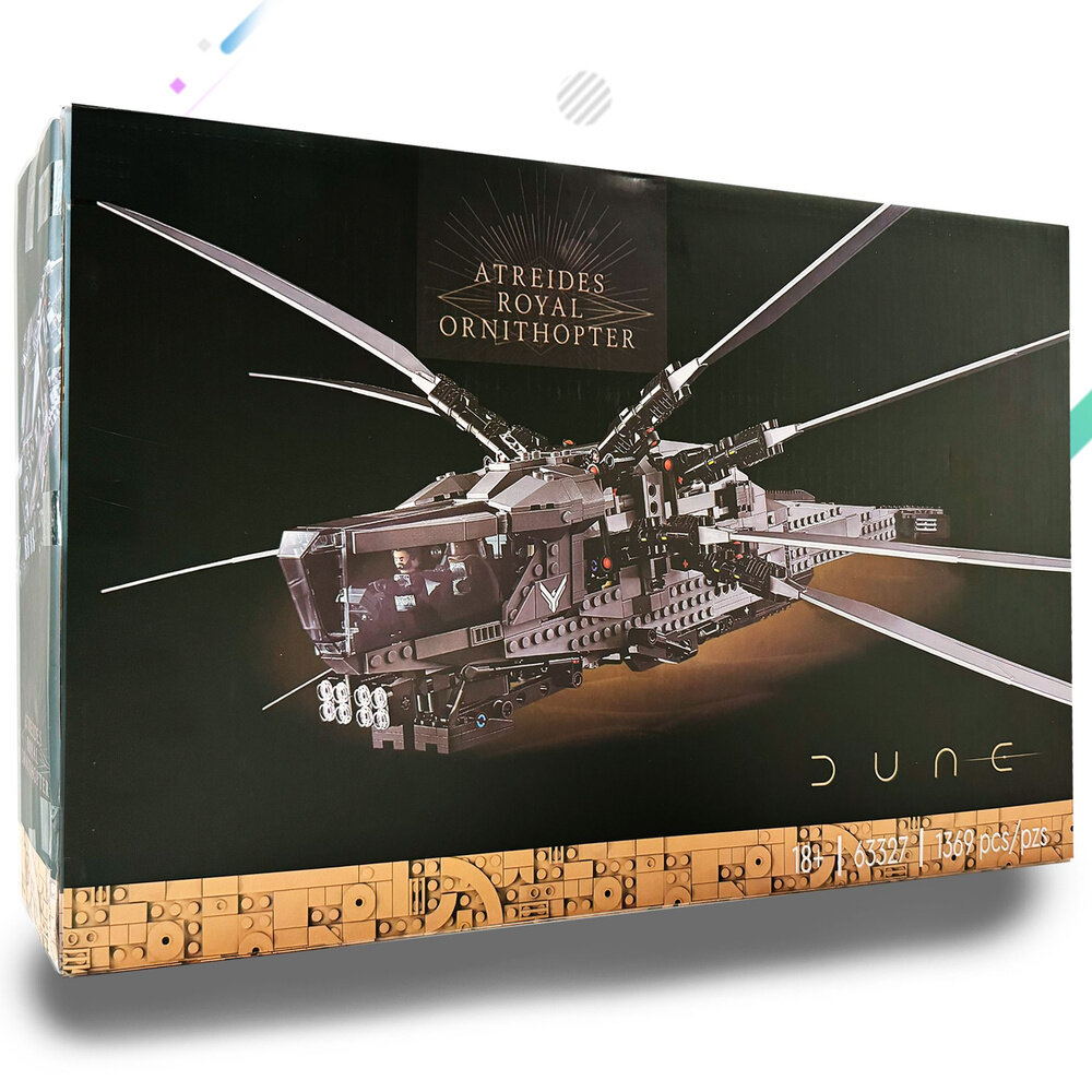 Конструктор Дюна Dune Вертолет Бомбардировщик Атрейдисов / 1369 деталей/ подарок