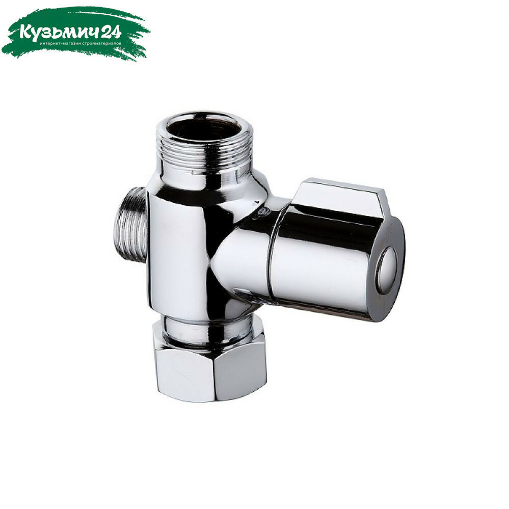 Дивертор для смесителя Frap FBBB с кран-буксой, хром