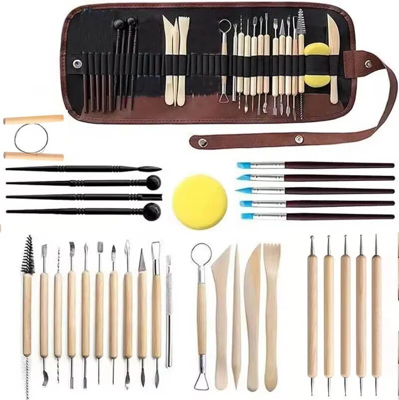 Набор инструментов для лепки из холодной глины 33pcs-B