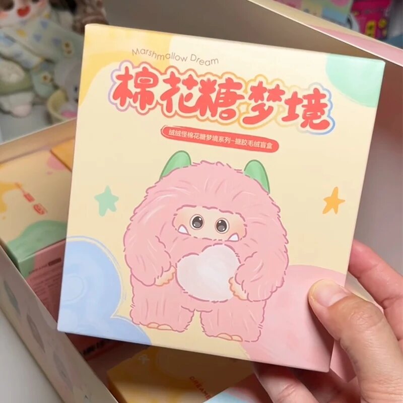 Розовая виниловая кукла Giggle Monster Marshmallow Dream, Blind Box
