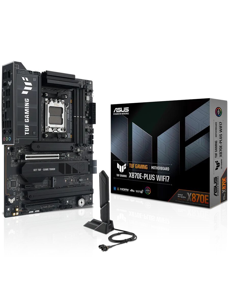 Материнская плата TUF GAMING X870E-PLUS WIFI7 AM5 AMD X870E