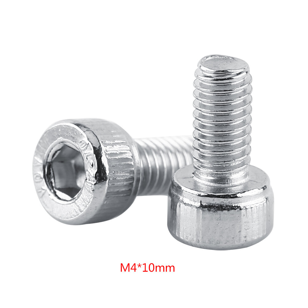 Набор винтов с шестигранной головкой, нержавеющая сталь (M4*10, 50 шт.)