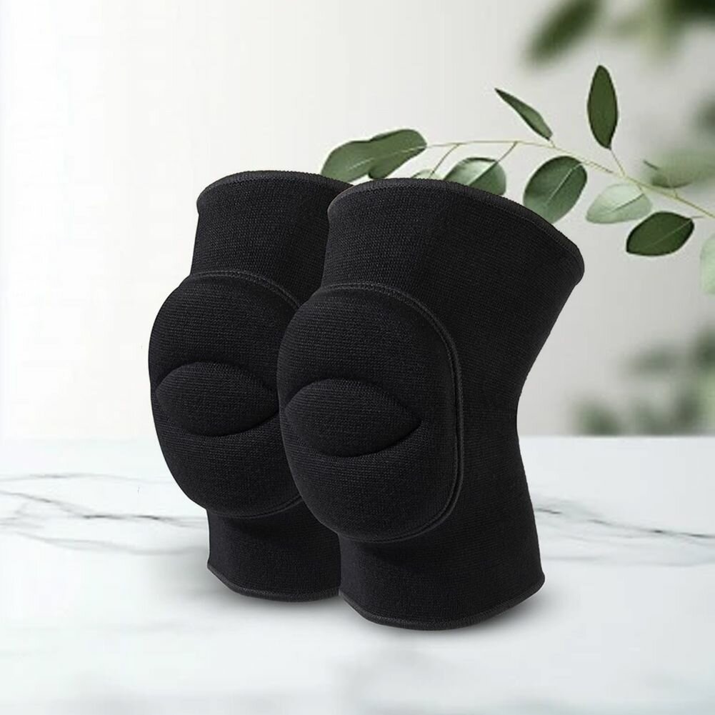 1 пара наколенников для танцев, дышащая, эластичная поддержка колена, нескользящая, для тренировок по йоге