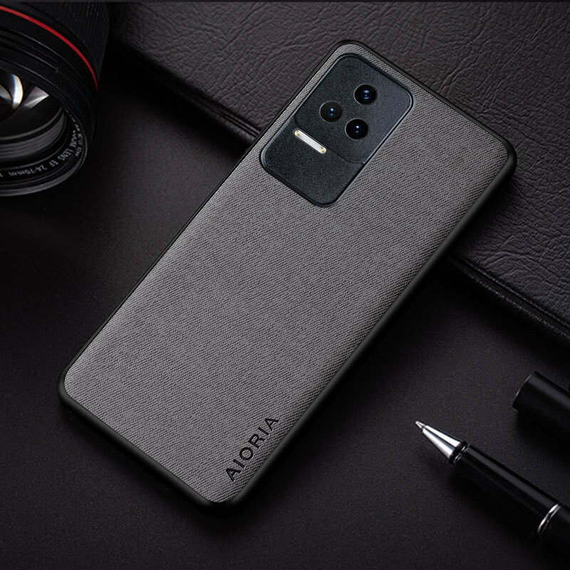 Светло-серый мягкий флисовый чехол для Xiaomi Redmi K30 Ultra Edition с защитой от царапин