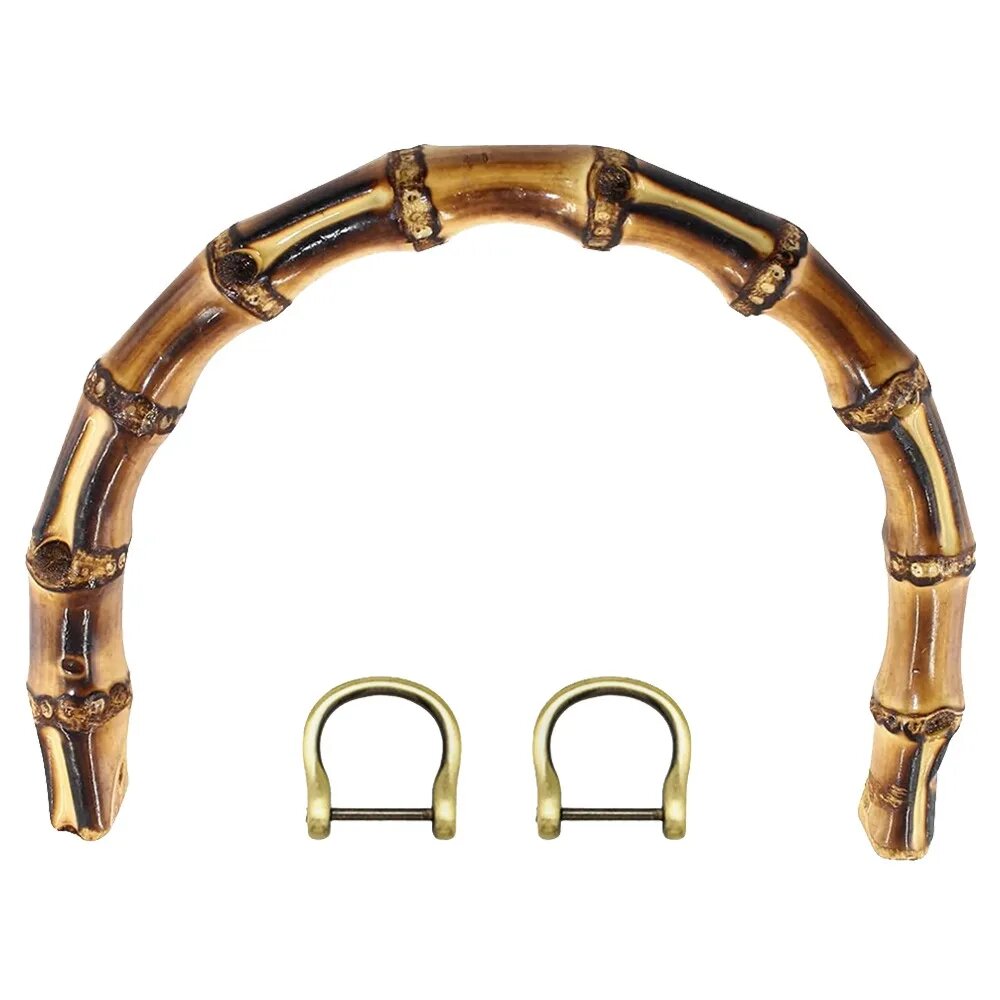 Бамбуковые ручки для сумки Bronze Buckle 15,5 см
