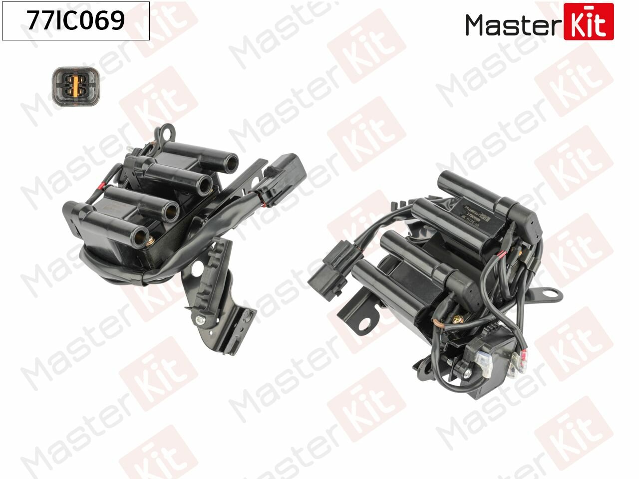 Катушка зажигания Hyundai Sonata IIIY-3 92-98Mitsubishi Lancer VIIOutlander CUW 00-13 MasterKit 77IC069