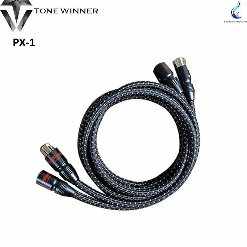 TONE WINNER Аудиокабель XLR/XLR, черный
