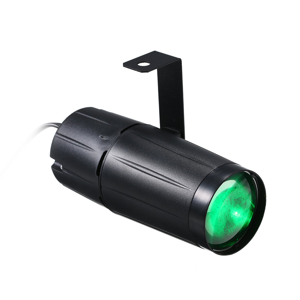 AC90-240V 10W LED Mini Beam Spot Stage Light Lighting Fixture, 1 pcs LED, Red/ green/ blue/ yellow/ white/ warm white/ pink, 2 types Plug, Plastic + metal, Black, 900mm Cable, 145*95mm, 193g, для Party Home Decoration Bar Club Pub DJ Show Concert