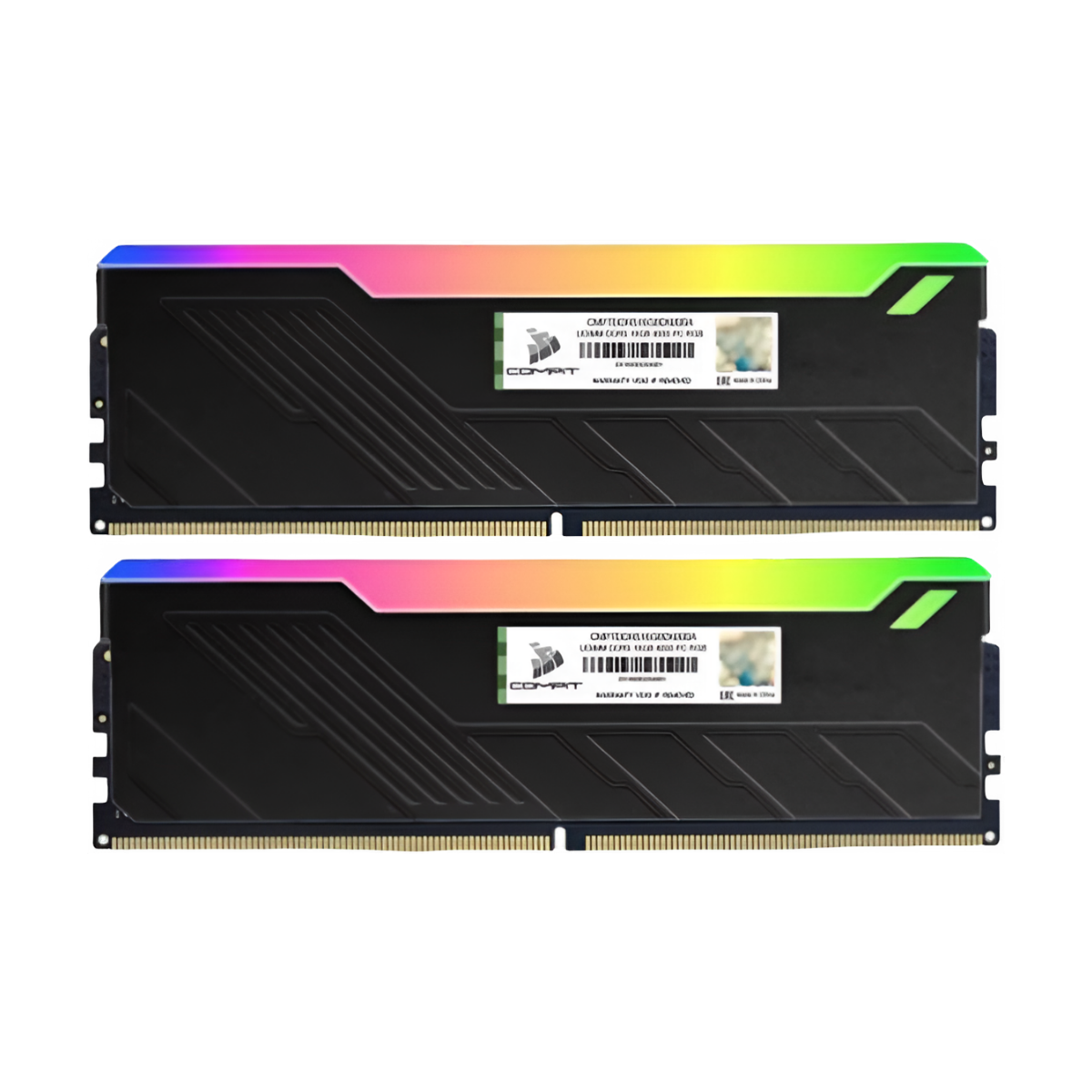 Оперативная память COMPIT CMPTDDR532GBD6000A -2, черный RGB DDR5 64Gb (2*32GB) 6000MHZ Udimm