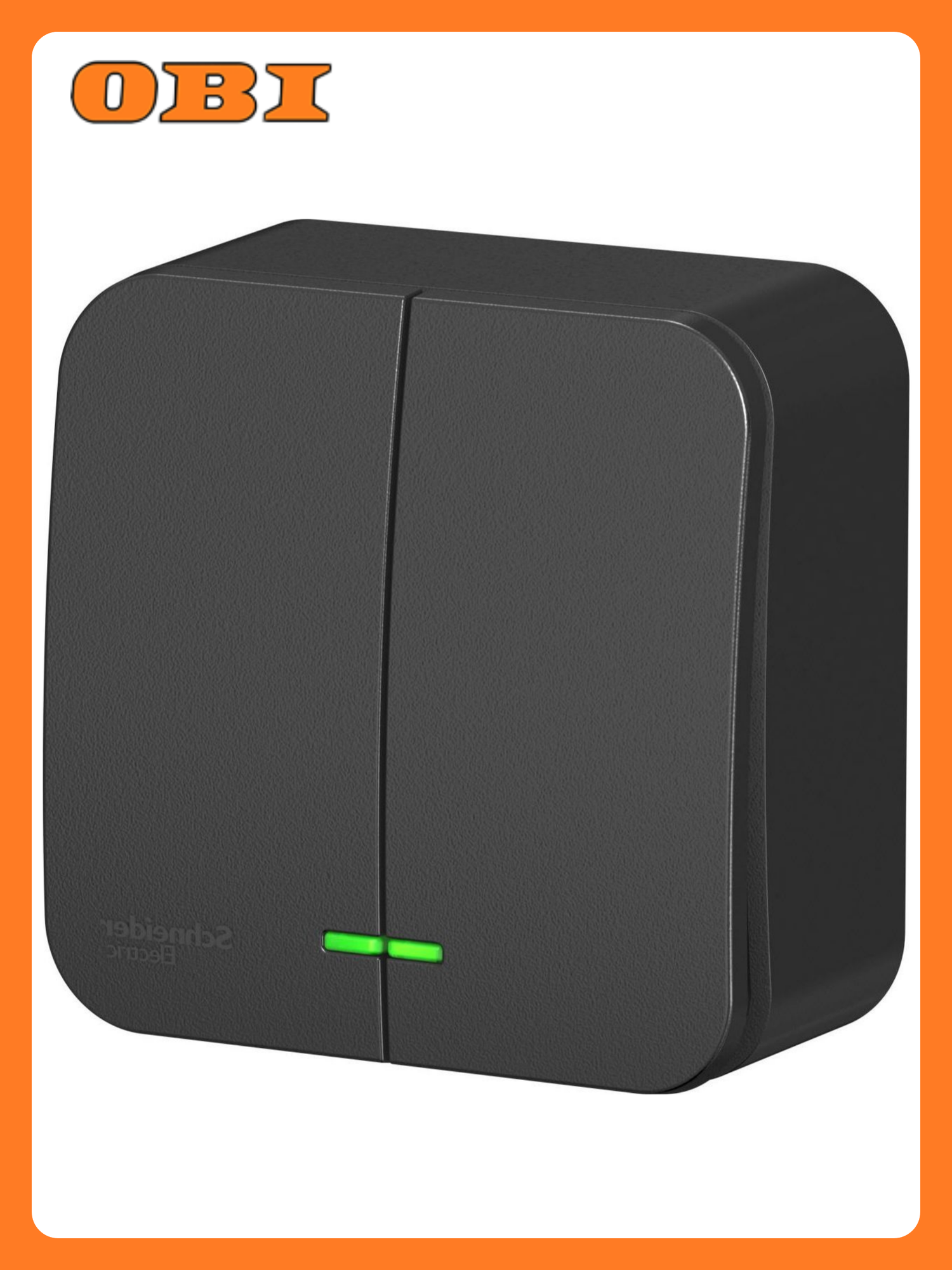 Выключатель Schneider Electric BLNVA105116, с подсветкой, IP20, черный