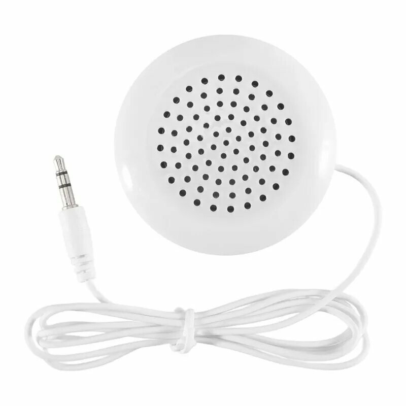 Мини-белый 3 5 мм подушка-динамик совместим с CD Радио MP3-плеер