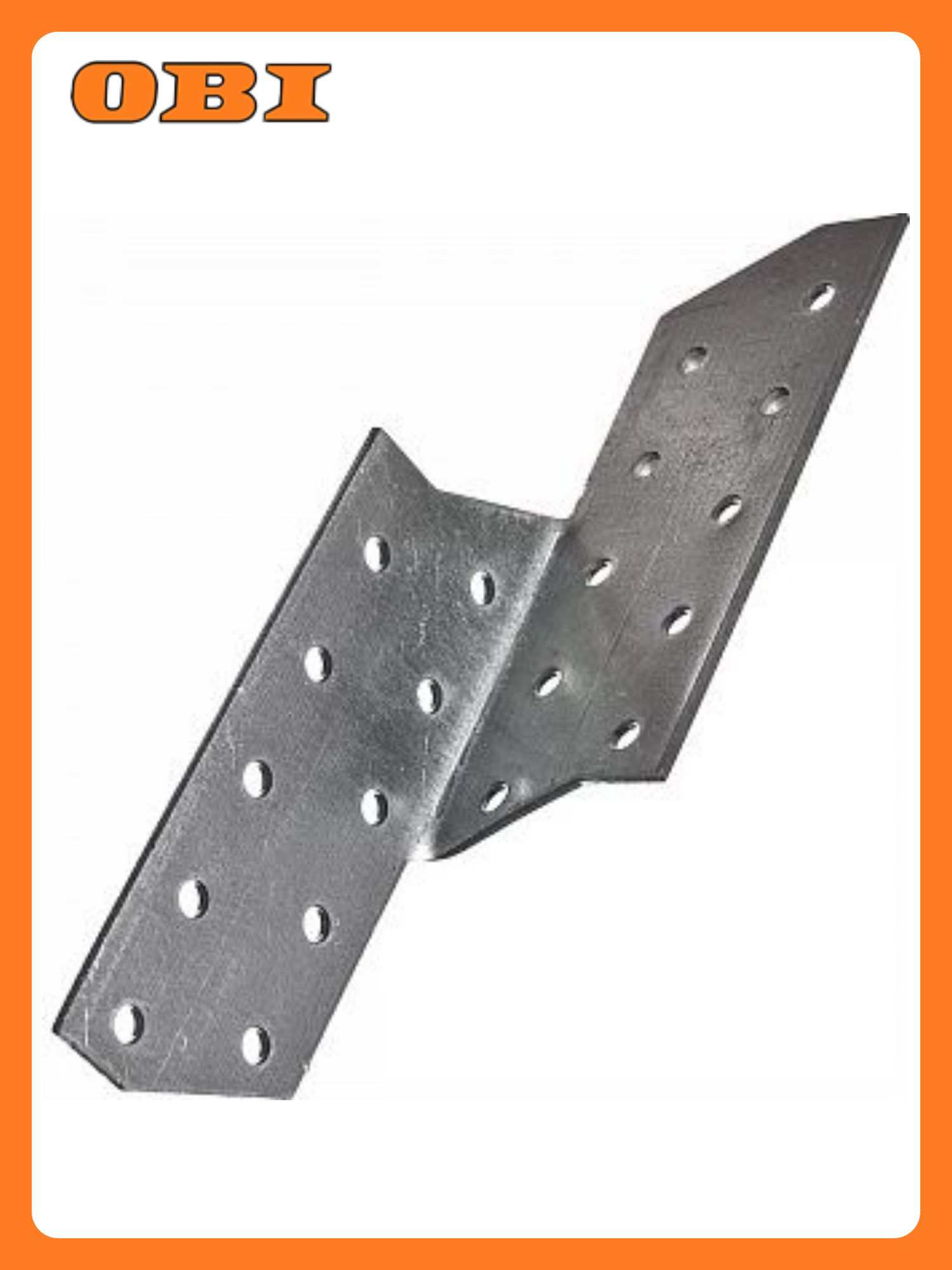 Держатель балки Tech-KREP, перфорированный, оцинкованный, 190x40x2 мм